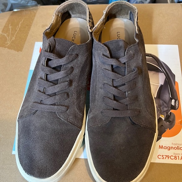 Lucky Brand | Shoes | New Lucky Brand Loucia Suede And Leopard Sneaker ...